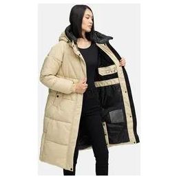 Winterjacke Marikoo "Yaskaa", Damen, Gr. L, beige, Obermaterial: 100% Polyester; Futter: 100% Polyester; Wattierung: 100% Polyester; &Auml;rmelfutter: 100% Polyester, Jacken Winterjacke, mit praktischen Bel&uuml;ftungs&ouml;ffnungen am unteren Saum