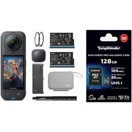 Insta360 X5 Essentials Bundle + Voigtl&auml;nder 128GB Prof HighSpeed UHS-I - Dealpreis