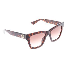 Gucci Sonnenbrille Damen Gr&ouml;&szlig;e One Size Second Hand braun