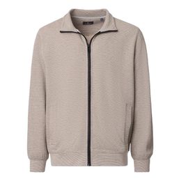Casamoda Zip-Up Hoodie 'Basic' male Beige size XXL