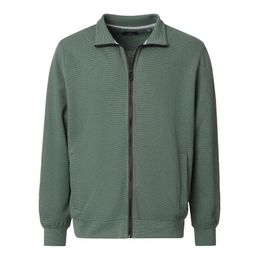Casamoda Zip-Up Hoodie 'Basic' male Green size XXL