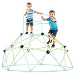 VEVOR Kletterkuppel geometrisches Kletterger&uuml;st (183 cm) breit, 270 kg belastbares Kletterger&uuml;st, Kletterger&auml;t f&uuml;r Kinder von 3 bis 10 Jahren Gartenspielzeug Spielplatz blau + gr&uuml;n