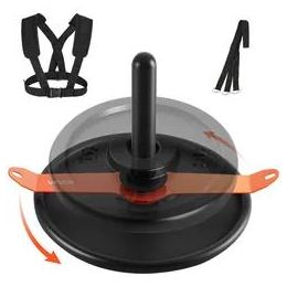 VEVOR Gewichtsschlitten Kraftschlitten Krafttrainingsschlitten zur Verbesserung der Geschwindigkeit bei sportlichen &Uuml;bungen, Fitnessger&auml;t mit Gurt, f&uuml;r 51 mm Gewichtsscheiben Orange & Schwarz