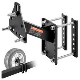 VEVOR Ersatzreifentr&auml;ger, Anh&auml;nger-Ersatzreifenhalterung, 160 lbs Kapazit&auml;t, Zubeh&ouml;r f&uuml;r Nutzanh&auml;nger, passend f&uuml;r die meisten 4-, 5-, 6- und 8-Zoll-R&auml;der auf 4 Zoll, 4,25 Zoll, 4,5 Zoll, 4,75 Zoll, 5 Zoll, 5,5 Zoll, 6 Zoll 6,5-Zoll-Schraubenmuster