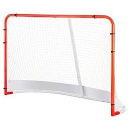 VEVOR Hockeytor Streethockeynetz, Stra&szlig;enhockey-Tor Hockeynetz, 183 x 64 x 122 cm Hockey-Trainingstor-Set, offizielles Profi Indoor/Outdoor-Hockeytor aus Stahlrohren mit Netz, wei&szlig;/rot, Training