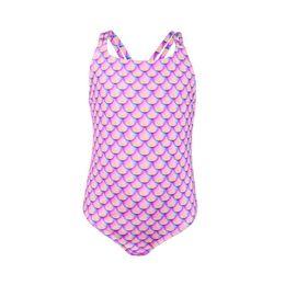 MyLily Swimsuit 'Regenbogenfisch Badeanzug' girl Pink size 110/116