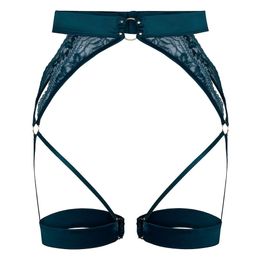 Hunkem&ouml;ller Hunkem&ouml;ller Strumpfhalter Damen Gr&ouml;&szlig;e L cyanblau