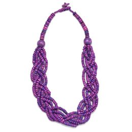 Collezione Alessandro Necklace 'Daisy' female Purple size Onesize