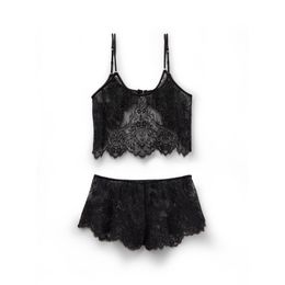 Intimissimi Short Pajama Set 'Eleance Embodied Valentine' female Black size S