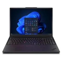 Lenovo ThinkPad P16v Gen 3 Intel&reg; Core Ultra 7 255H Prozessor E-Kerne bis zu 4,40 GHz P-Kerne bis zu 5,10 GHz, Windows 11 Home 64, 512 GB SSD M.2 2280 PCIe 4.0 TLC Opal