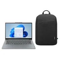 Lenovo IdeaPad Slim 3 14 R5-Windows 11 Home-16GB-512GB + Rucksack AMD Ryzen 5 7520U Prozessor 2,80 GHz bis zu 4,30 GHz, Windows 11 Home 64, 512 GB SSD M.2 2242 PCIe QLC
