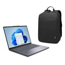 Lenovo IdeaPad Slim 3 14 R7-16GB-512GB + Rucksack AMD Ryzen 7 8840HS Prozessor 3,30 GHz bis zu 5,10 GHz, Ohne Betriebssystem, 512 GB SSD M.2 2242 PCIe 4.0 QLC