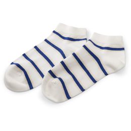 LANIUS Damen-Sneakersocken gestreift