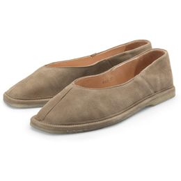 Werner Schuhe Damenslipper Rauleder