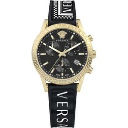 Versace Analog Watch female Gold size One Size