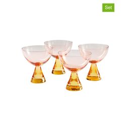 Jotex 4er-Set: Cocktailgl&auml;ser in Orange - 350 ml - 50% | Gedeckter-tisch