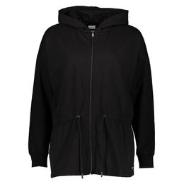 Lascana Sweatjacke in Schwarz - 50% | Gr&ouml;&szlig;e 40/42 | Damen-sweatshirts-jacken