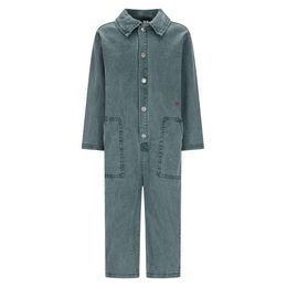 The New Chapter Jeansjumpsuit "No&iuml;" in Hellblau - 54% | Gr&ouml;&szlig;e 74/80 | Babyoveralls