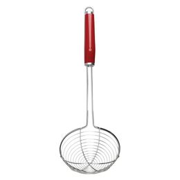 KitchenAid Sch&ouml;pfsieb in Silber/ Rot - (L)36 cm - 13% | Kuechenhelfer