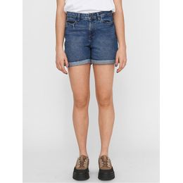 Noisy may Jeans-Shorts "Smiley" in Dunkelblau - 40% | Gr&ouml;&szlig;e S | Shorts