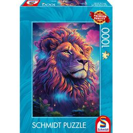 Schmidt Spiele 1.000tlg. Puzzle "L&ouml;we im Farbenwind" - ab 12 Jahren - 12% | Gesellschaftsspiele