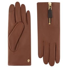 Roeckl Full Finger Gloves 'YORK TOUCH' female Brown size 7