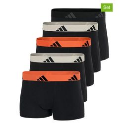 Adidas 5er-Set: Boxershorts in Schwarz - 39% | Gr&ouml;&szlig;e L | Herren-waesche