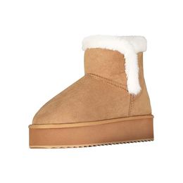 Geographical Norway Winterboots "Oslo" in Hellbraun - 70% | Gr&ouml;&szlig;e 39 | Damen-stiefel