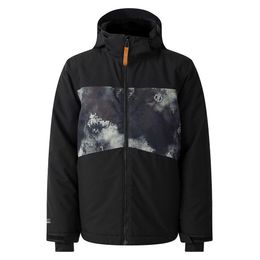 Dare 2b Ski-/ Snowboardjacke "Send It!" in Schwarz/ Grau - 55% | Gr&ouml;&szlig;e 116 | Kinder-outdoor-jacken