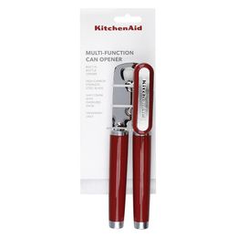 KitchenAid Flaschen&ouml;ffner in Silber/ Rot - (L)20,3 cm - 13% | Kuechenhelfer