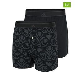 Adidas 2er-Set: Boxershorts in Schwarz - 44% | Gr&ouml;&szlig;e XL | Herren-waesche