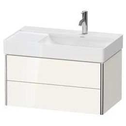 Duravit XSquare Waschtisch-Unterschrank XS416901818 78,4x39,7x46cm, 2 Schubk&auml;sten, wei&szlig; matt