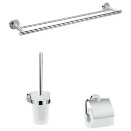Hansgrohe Bad-Accessoire-Set Logis Universal 41727000, 3-teilig, chrom