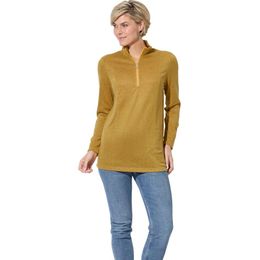 WITT WEIDEN Longsleeve in Ocker - 78% | Gr&ouml;&szlig;e 46 | Damen-tops