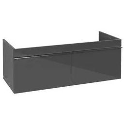 Villeroy & Boch Villeroy & Boch Venticello Unterschrank A93801FP 115,3x42x50,2cm, Griff Chrom, Glossy Grey