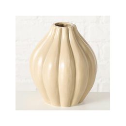 Boltze Vase "Bozen" in Beige - (H)16,5 x &Oslash; 14 cm - 27% | Kerzen-vasen
