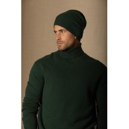 Perfect Cashmere Kaschmir-Beanie "Faith" in Dunkelgr&uuml;n - 37% | Damen-muetzen-caps