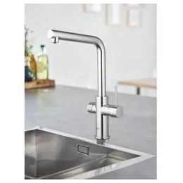 Grohe Blue Home K&uuml;chenarmatur 31454001 chrom, L-Auslauf, Starter Kit
