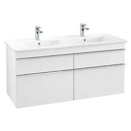 Villeroy & Boch Villeroy & Boch Venticello Unterschrank A93001MS XXL, 125,3x59x50,2cm, Wei&szlig; Matt, Griff Chrom