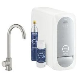 Grohe Blue Home Mono Starter Kit 31498DC1 supersteel, C-Auslauf