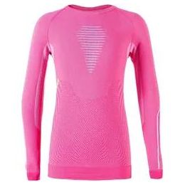 uyn Visyon langarm Ski-Funktionsshirt Kinder magenta/peacock/lime 10/11 (138-143 cm)