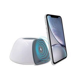 SmartCase Induktions-Bluetooth-Lautsprecher in Wei&szlig;/ Grau - 76% | Tv-und-audio