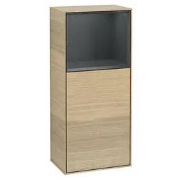 Villeroy & Boch Villeroy und Boch Finion Seitenschrank G500HGPC 41,8x93,6cm, links, Emotion, Regal oben Midnight Blue Matt, Oak Veneer