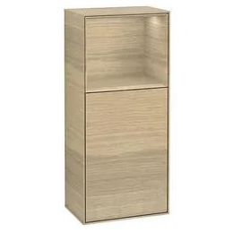 Villeroy & Boch Villeroy und Boch Finion Seitenschrank G510PCPC 41,8x93,6cm, rechts, Emotion, Regal oben Oak Veneer, Oak Veneer
