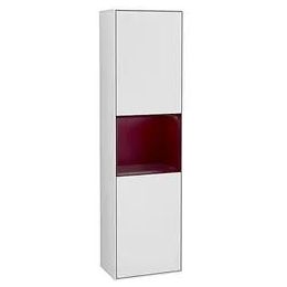 Villeroy & Boch Villeroy und Boch Finion Hochschrank F470HBMT 41,8x151,6x27cm, rechts, Regal Peony Matt Lacquer, White matt lacquer