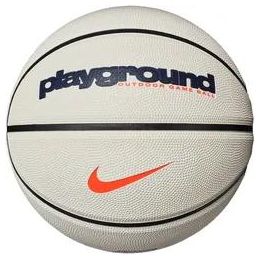Nike Everyday Playground 8P Graphic Outdoor Basketball 063 - light bone/midnight navy/black/total orange 7
