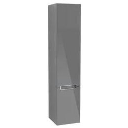 Villeroy & Boch Villeroy & Boch Subway 2.0 Hochschrank A70910FP 35x165x37cm, links, Griff chrom, glossy grey