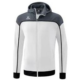 Erima Change Trainingsjacke mit Kapuze Herren wei&szlig;/slate grey/schwarz 3XL