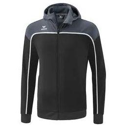 Erima Change Trainingsjacke mit Kapuze Herren black grey/slate grey/wei&szlig; XL