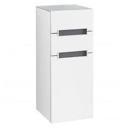 Villeroy & Boch Villeroy & Boch Subway 2.0 Seitenschrank A7121RMS 35,4x85,7x37cm, links, Griff chrom, silbergrau, wei&szlig; matt